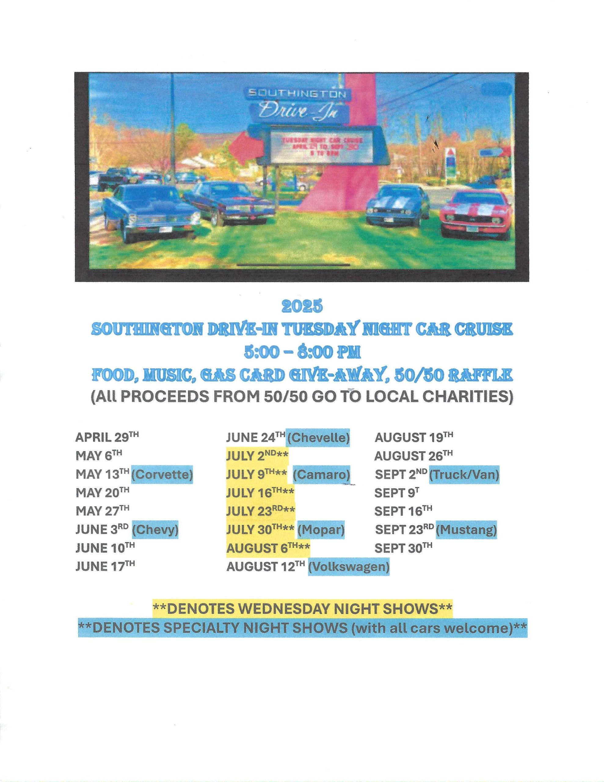 Car Cruises | Brass City Cruisers